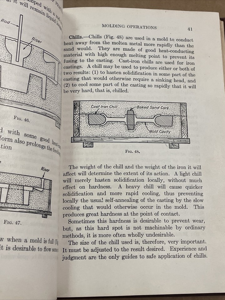 1947 MANUAL OF FOUNDRY AND PATTERN SHOP PRACTICE Benedict | eBay