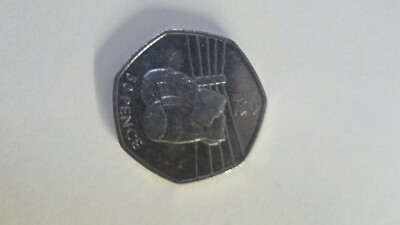 LONDON SUMMER OLYMPIC 2012 07/29 BOXING 50P COIN 2011 FIFTY PENCE ...