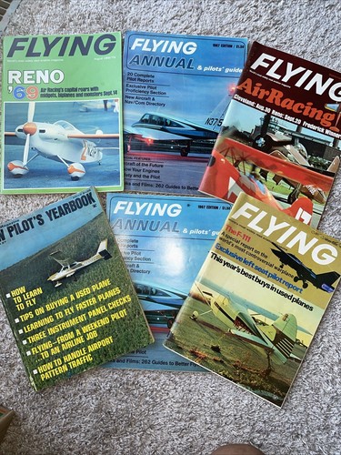 Flying lot of 6 aviation magazines 60's. 5 Flying Annual & A New Pilot ...
