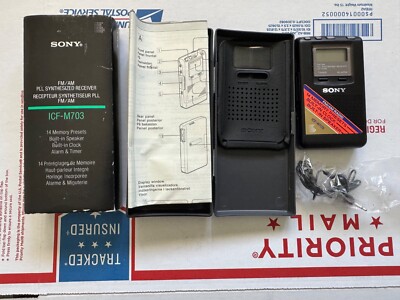 Sony ICF-M703 pocket radio - parts only | eBay