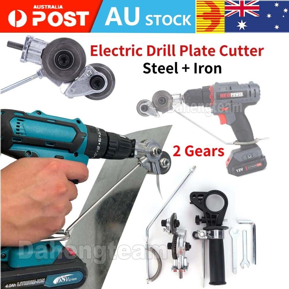 Portable Electric Drill Bits Plate Cutter Sheet Metal Nibbler Precise ...