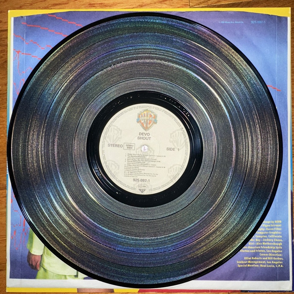 DEVO "Shout" LP 1984 Warner Bros 9 25097-1 VG+ 75992509718| eBay