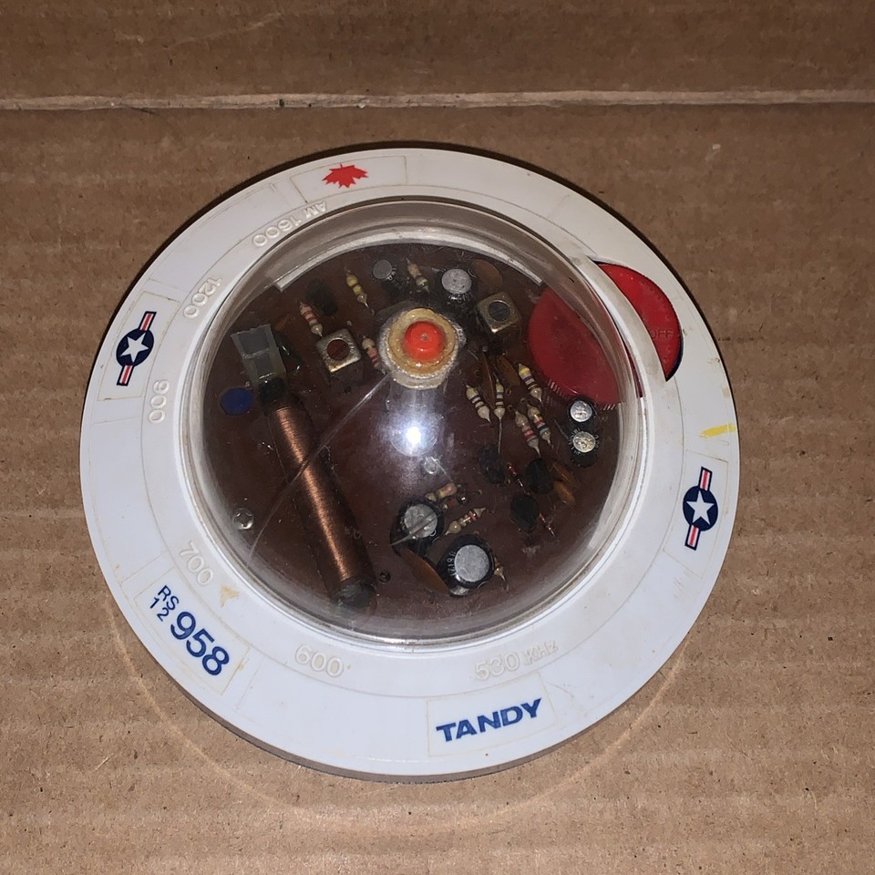 Vintage Tandy Spaceship Flying Saucer AM Radio | eBay