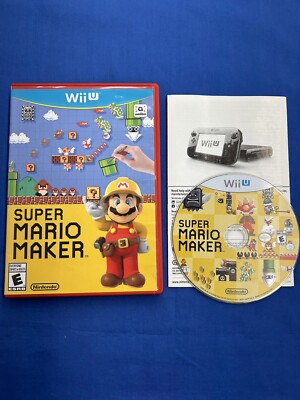 Super Mario Maker (Nintendo Wii U) Game Red Case 45496903800| eBay