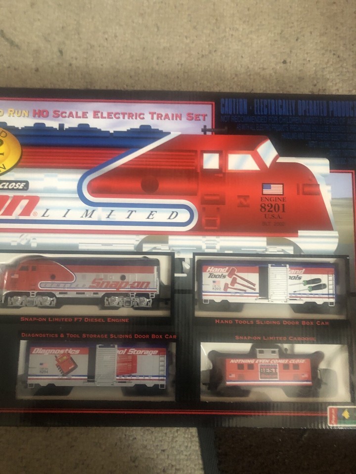 2002 Snap On Limited Edition HO Train Set Ho Trains nice !! | eBay