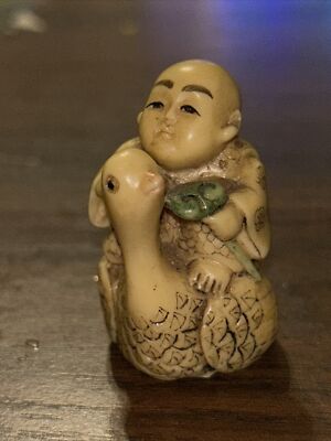 Netsuke - Japanese Netsuke Sitting