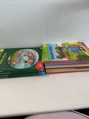 LOT Of 25 LeapFrog Tag Books Learning To Read Type Books. 6 Hard + 19 ...
