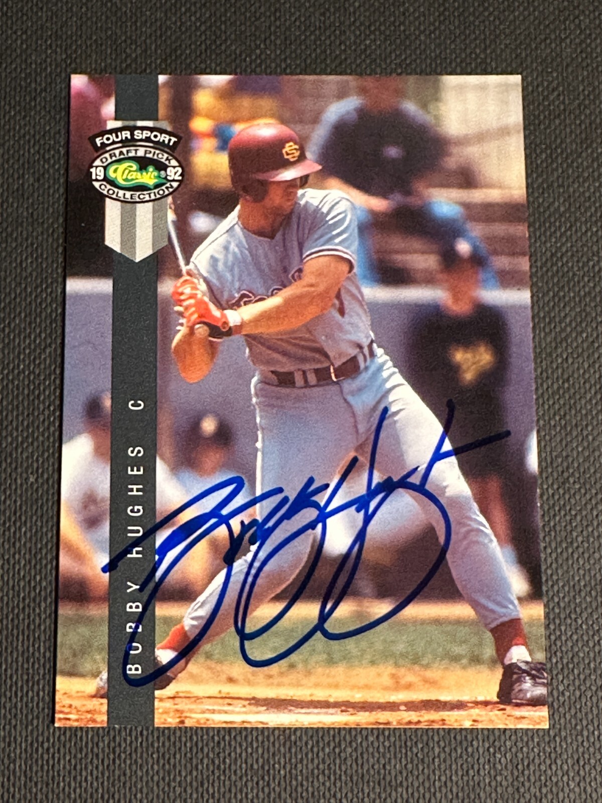 Bobby Hughes Signed 1992 Classic Draft Pick Collection Four Sport Auto ...
