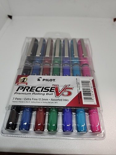 PILOT Precise V5 Stick Liquid Ink Rolling Ball Stick Pens, Extra Fine ...