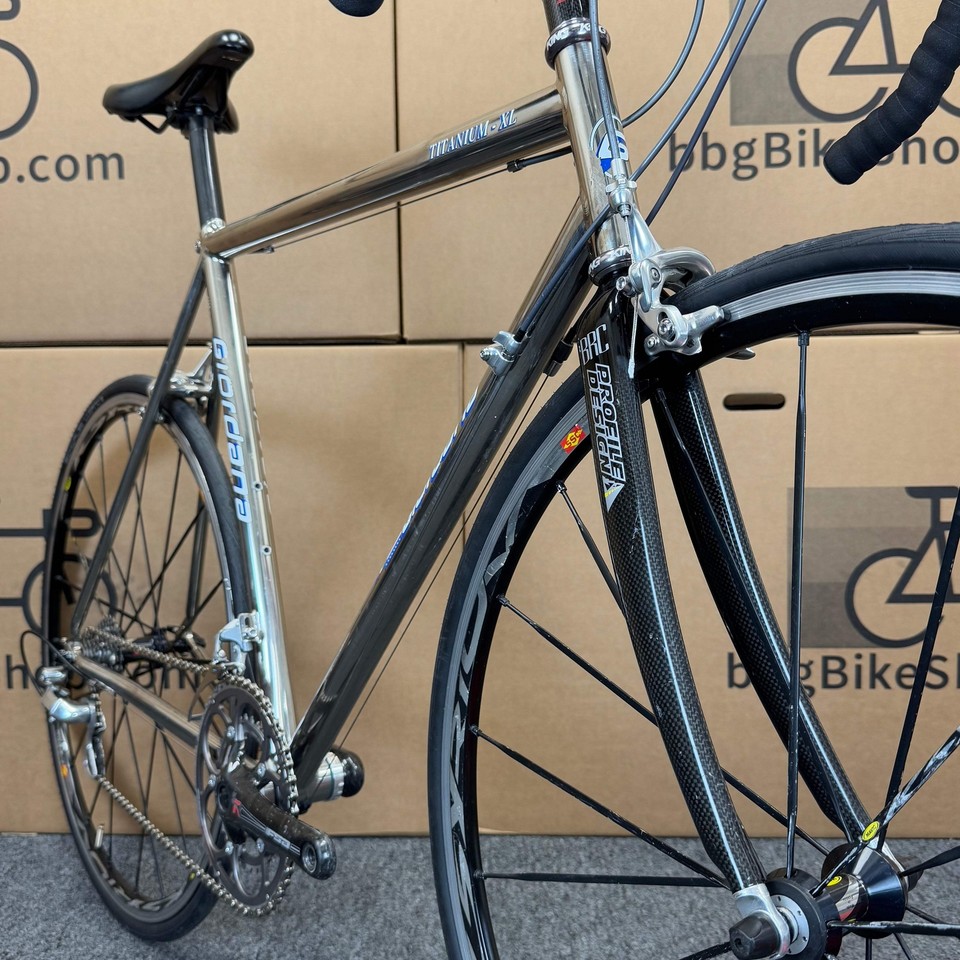 Used Vintage Italian Giordana Titanium Road Bike, full Dura-Ace, 56cm ...