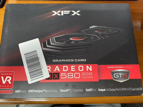 XFX AMD Radeon RX 580 8GB GDDR5 Graphics Card - RX-580P8DFD6 for sale ...