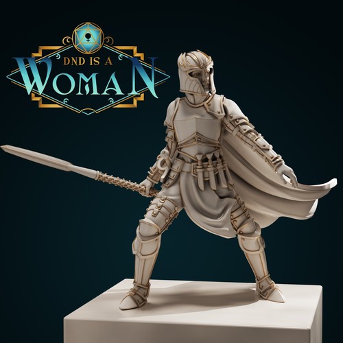 Human Fighter - Cyrah | DND is a Woman | 75mm | eBay