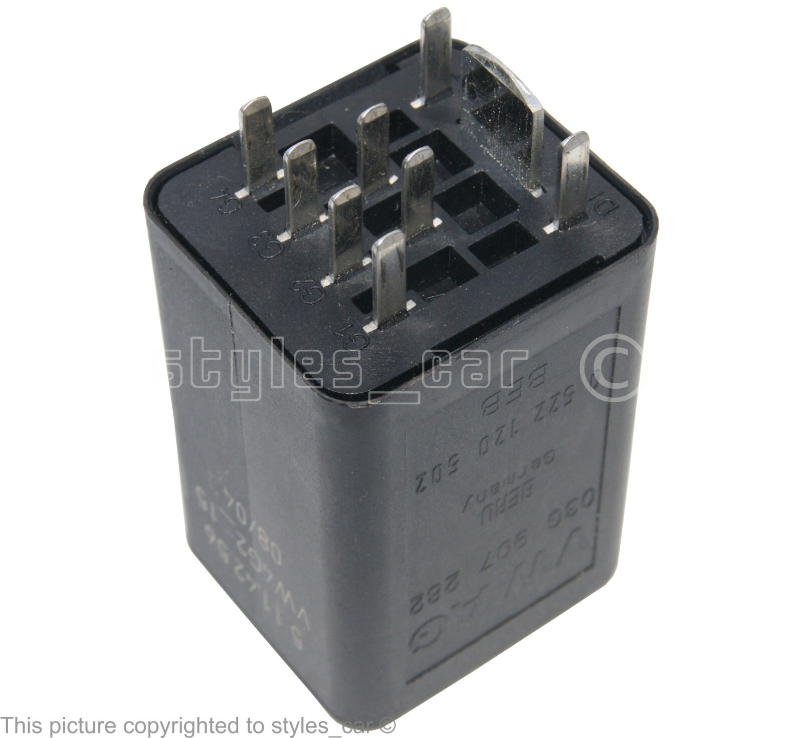 03G907282 Audi VW VAG 02-2012 Glow Plugs 9-Pin Relay No. 461 Beru ...