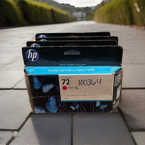Lot of 4 HP 72 Genuine Ink Magenta C9372A DesignJet Sealed | eBay