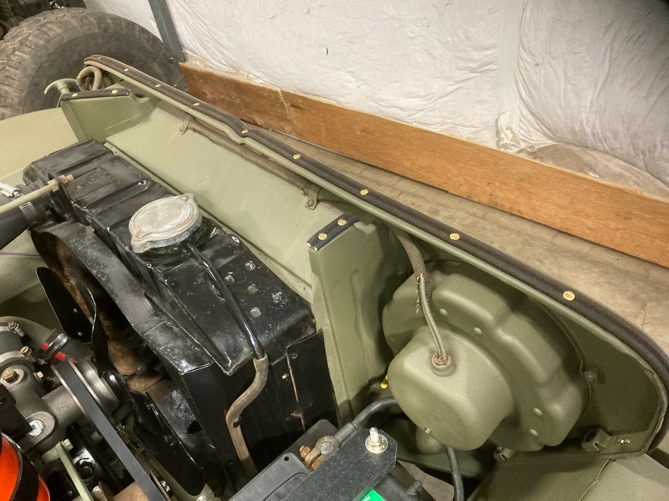 USA!! CJ2A CJ3A M38 Hood to Grill Welt anti-chafe kit Fits Ford Willys ...