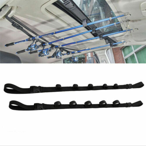 2PCS Universal Car Fishing Rod Holder Adjustable for SUV MVP Wagons and ...