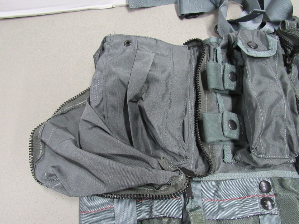US Navy USMC Aircrew Pilot Survival Vest SV-2B w/ Holster & Knife ...