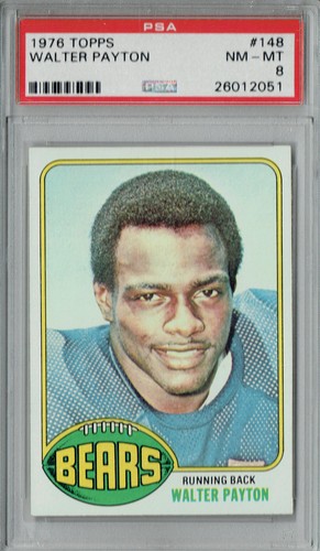 PSA 8 Walter Payton 1976 Topps #148 Rookie Card | eBay