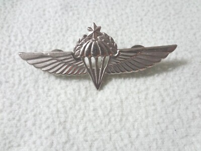 New Idf Zahal SENIOR Paratrooper Wings w/ STAR. Metal Badge Para SF Pin ...
