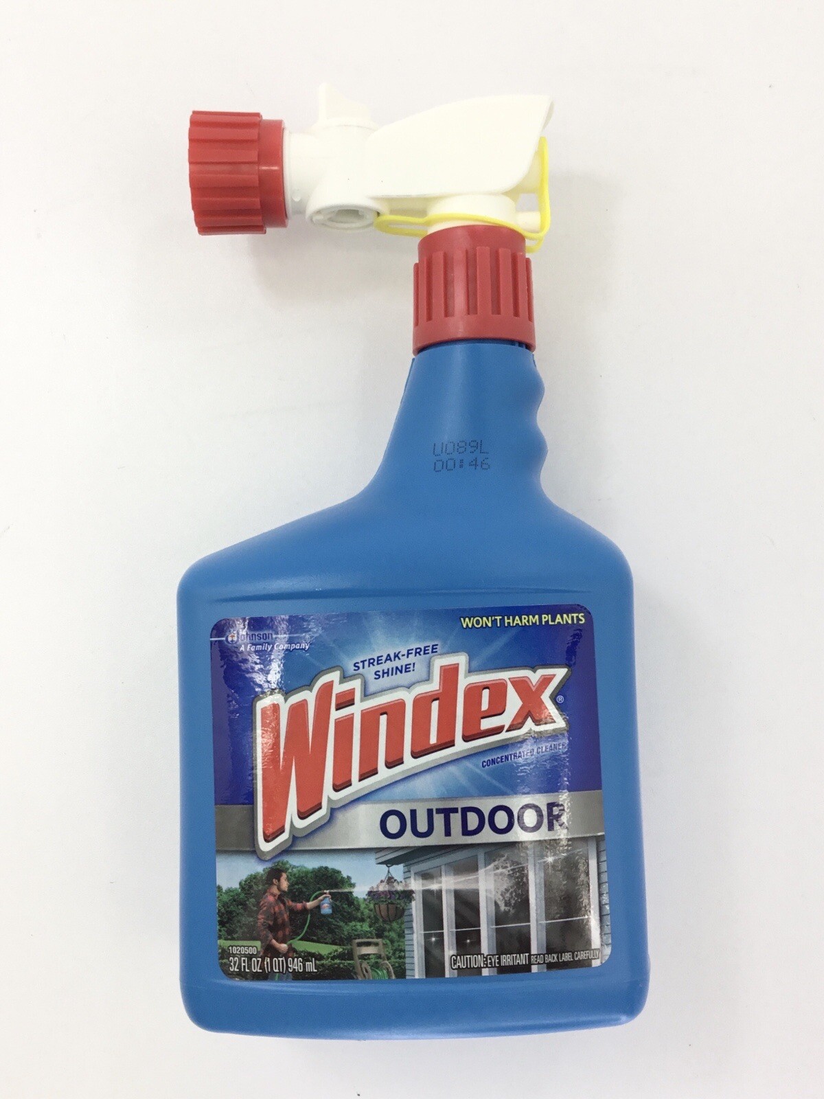 Windex Outdoor Glass & Patio Cleaner, 32oz Streak Free Shine Attaches ...