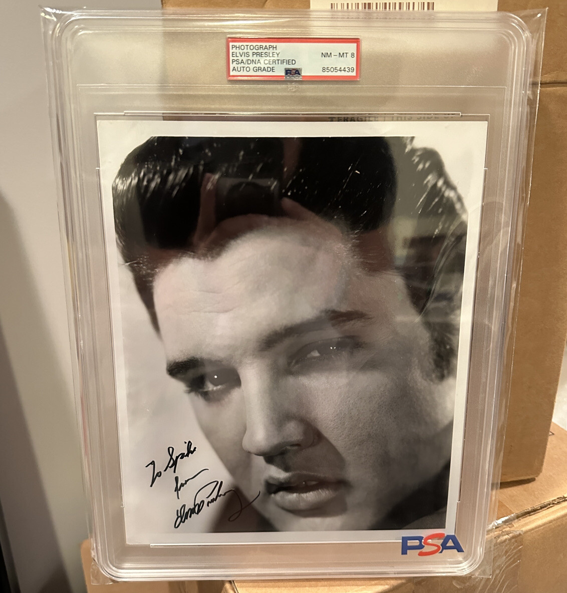 Elvis Presley Autographed Signed 8X10 Photo PSA/DNA Nm-Mt 8 Autograph ...