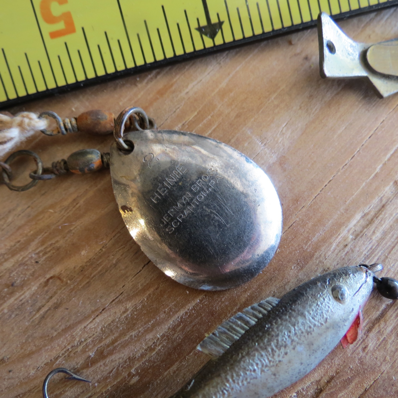 Vintage Heine fishing lure spinner and others (lot#9954) | eBay