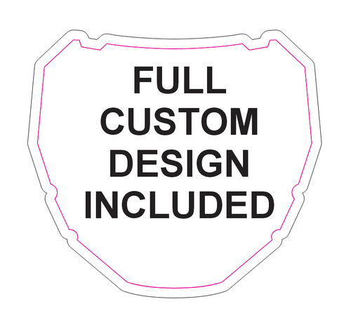 Full Custom Designed Decal For ODI Mountain bike Number Plate Surron ...