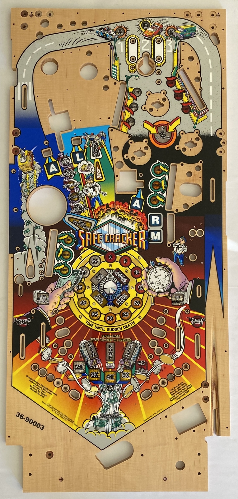 Safe Cracker Playfield 36-90003 by High Class Pinball/Mirco | eBay