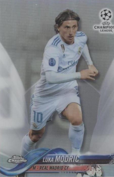 2017-18 Topps Chrome UEFA Champions League - Luka Modric #38 Refractor ...