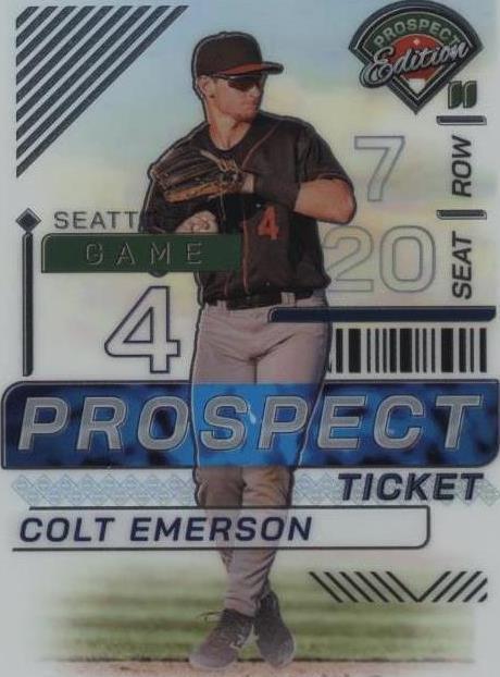 2024 Panini Prospect Edition - Colt Emerson #124 Holo (RC) for sale ...