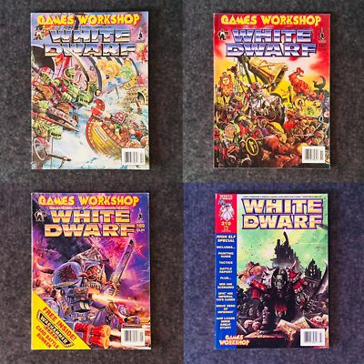 Games Workshop - White Dwarf Magazines - #160, #167, #169, #210 - Back Issues | eBay