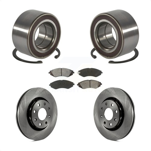 Front Wheel Bearing Disc Brake Rotor & Pads Kit For 2014-2016 Chevrolet ...