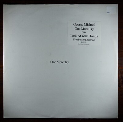 George Michael One More Try 12" Single Vinyl EMU T5 with Poster | eBay