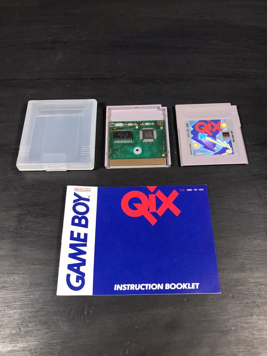 Qix Gameboy Original Game 439 It's Game Boy Time!...Qix: A Well