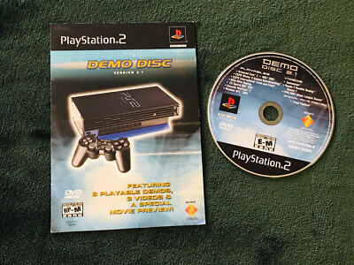 PlayStation 2 Ps2 Demo Disc Version 2.1 Playable Demo With Cardboard ...