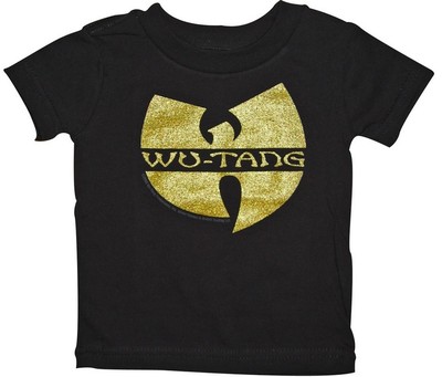SOURPUSS WU-TANG CLAN GOLD METHOD MAN RZA GZA RAEKWON LOGO KIDS BOYS ...