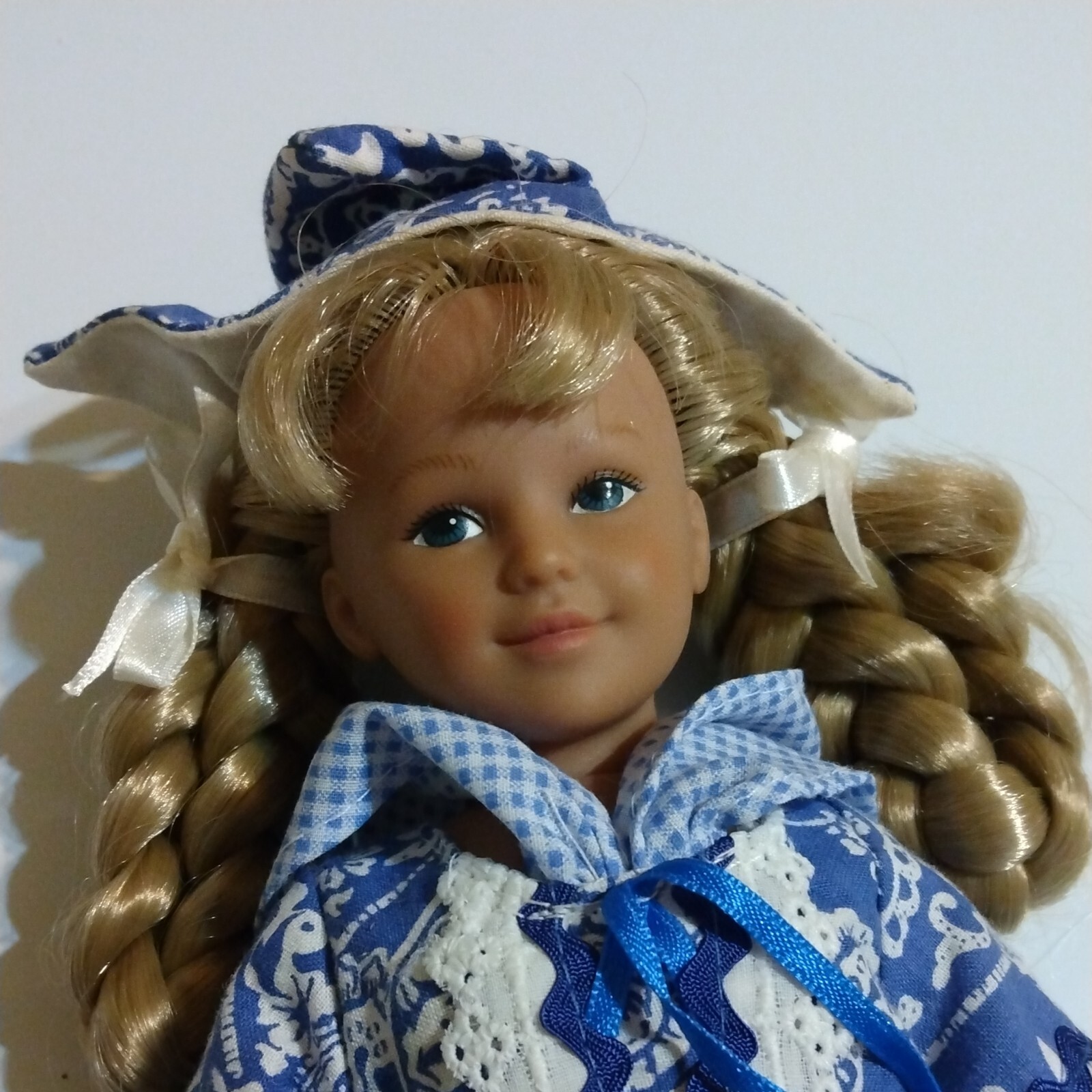 Unimax Dutch Girl Hard Plastic Body Doll 1995 Vintage Doll Faux Wooden ...