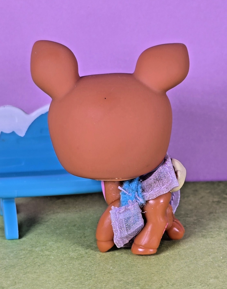 Littlest Pet Shop LPS #1759 Chilly Cheer Brown/Pink Deer - Authentic ...