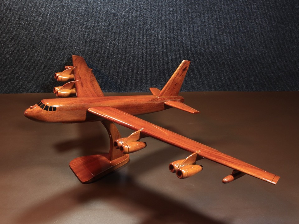 Long-range Bomber aircraft wood model - Historic Military Display Piece ...