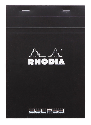 Rhodia Head Stapled Pad, No16 A5, Dot - Black 6 in x 8 1/4 in, | eBay