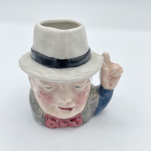 Vintage Audley Pottery Mini Character Jug, Winston Churchill | eBay