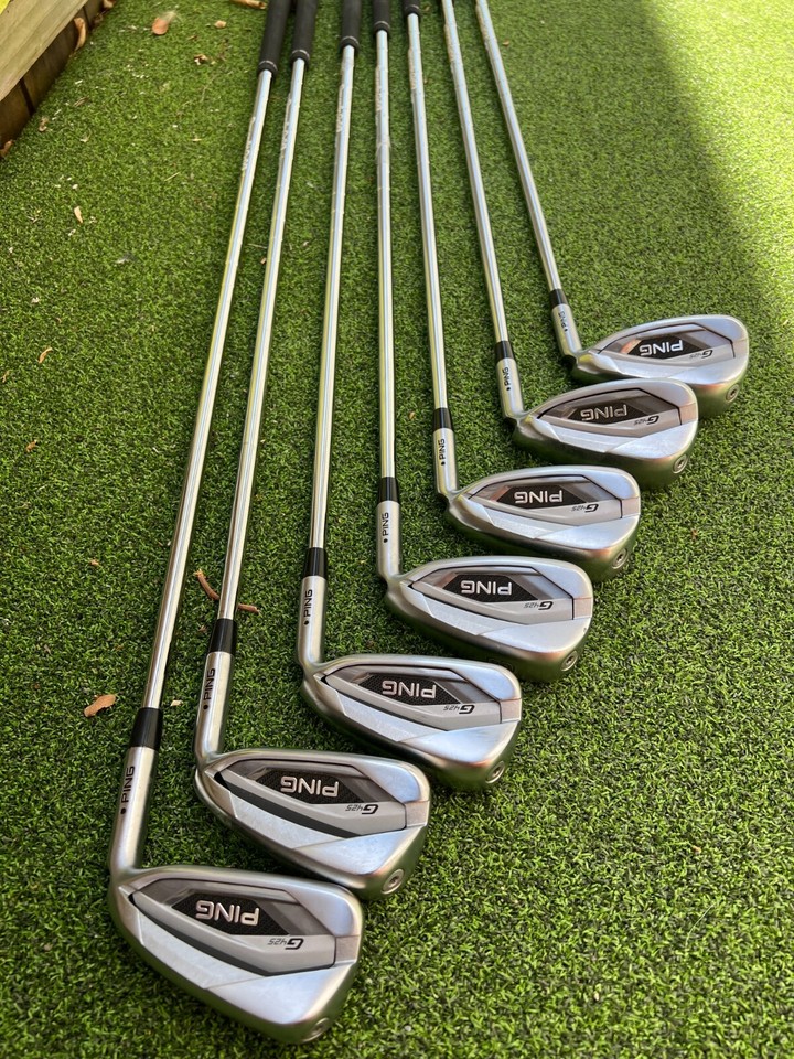 Ping G425 5-PW+UW Black Dot Iron Set Steel Dynamic Gold 105 R300 | eBay