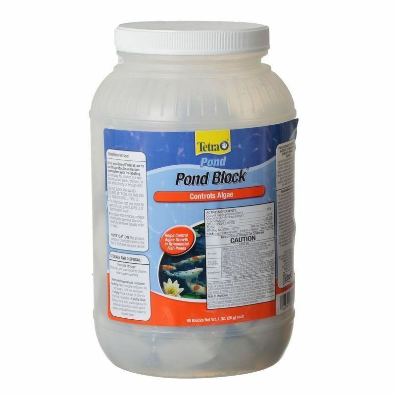 Tetra Pond Pond Block Algae Control Treatment - Pack of 50 Count (16310 ...