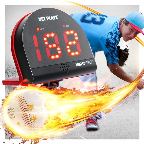 Baseball Pitch Trainer Speed Radar + Finger Placement Markers Kit ...