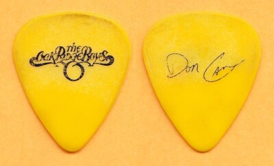 Vintage Oak Ridge Boys Don Carr Signatur Gelber Gitarren-Pick #2 ...