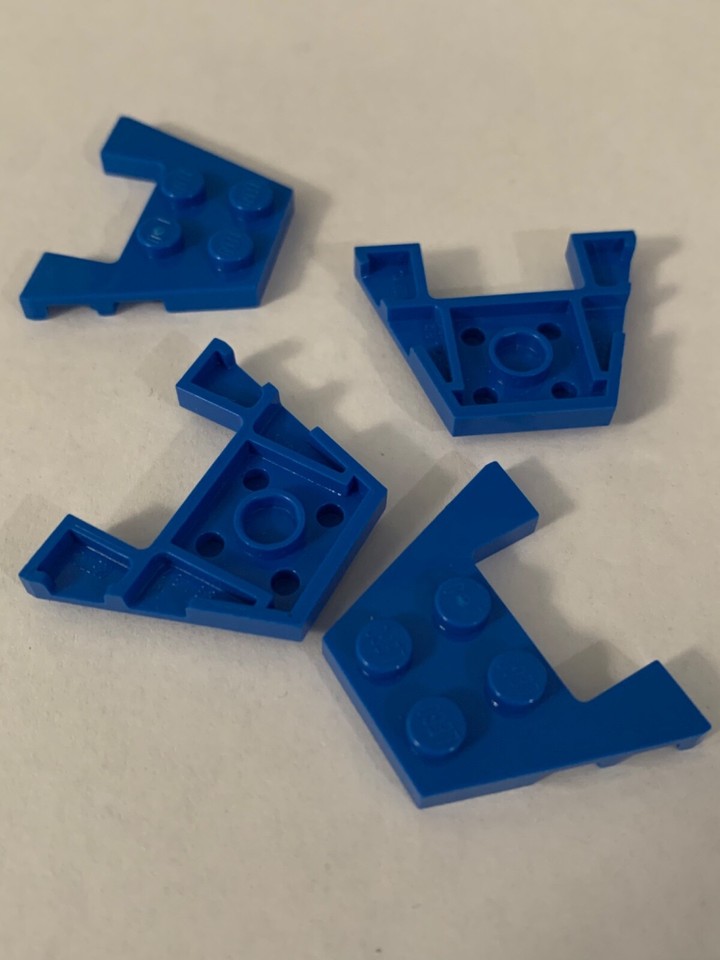 Lego Parts 48183 (4pcs) Wedge, Plate 3x4 With Stud Notches | eBay