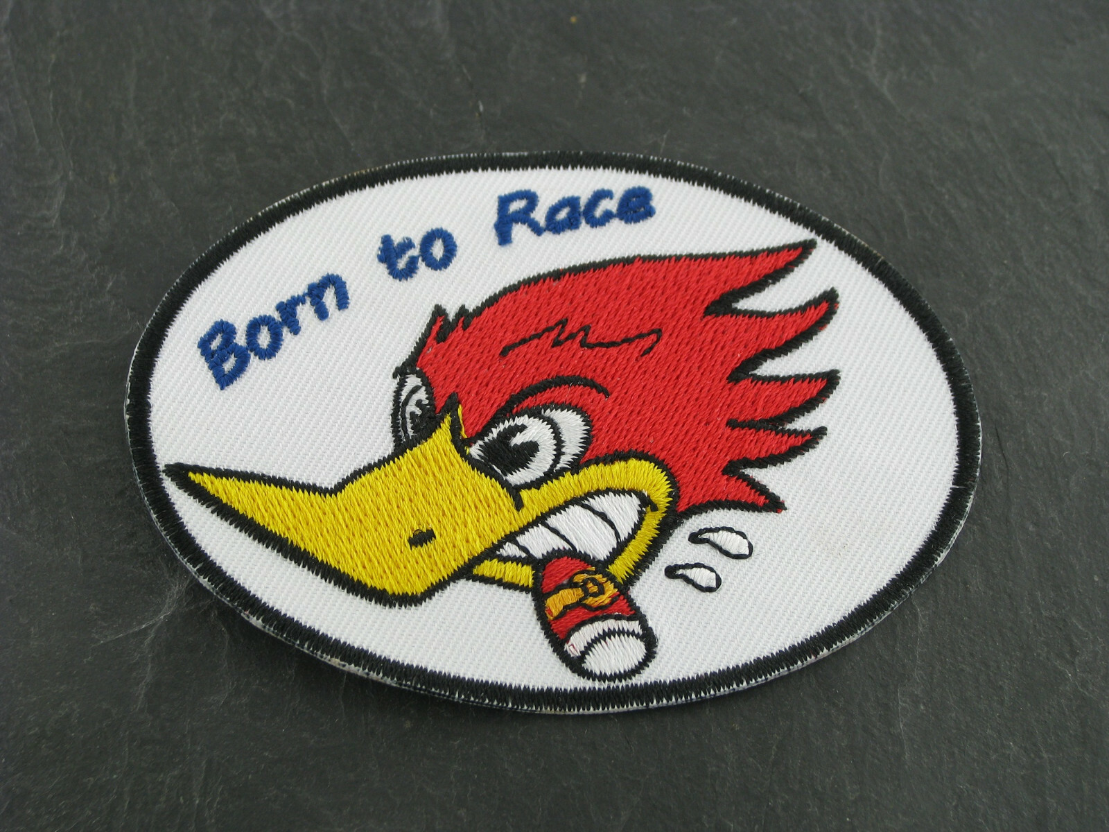 Patches Aufbügler Aufnäher Born to Race Roadrunner Motorrad Biker ...