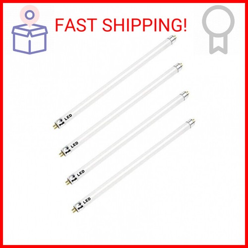 4 Pack T5 12 Inch LED F8T5CW LED Replacement F8T5 LED 5 Watts 530 ...