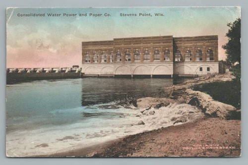 Consolidated Water Power & Paper Co STEVENS POINT Wisconsin Hand ...