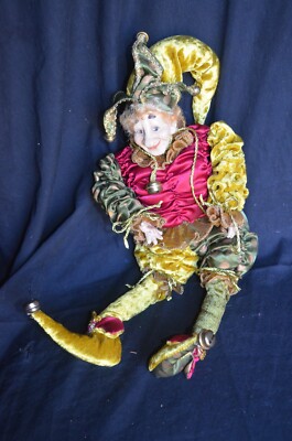 Vintage Jester Doll 16 inch shelf sitter Katherine's Collection? | eBay